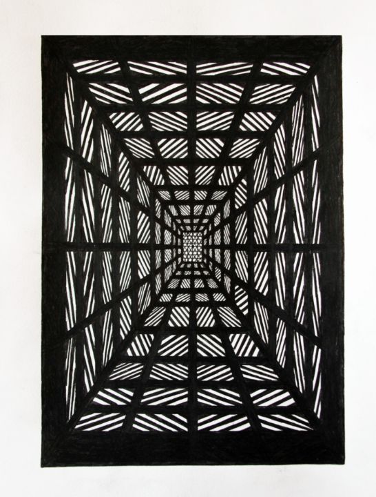 Abstract Hallway I - J.Quigley Art Studio - Drawings & Illustration ...