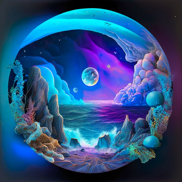 Spherical Universe 8KHD #4 - The J Matthew Collection - Paintings ...