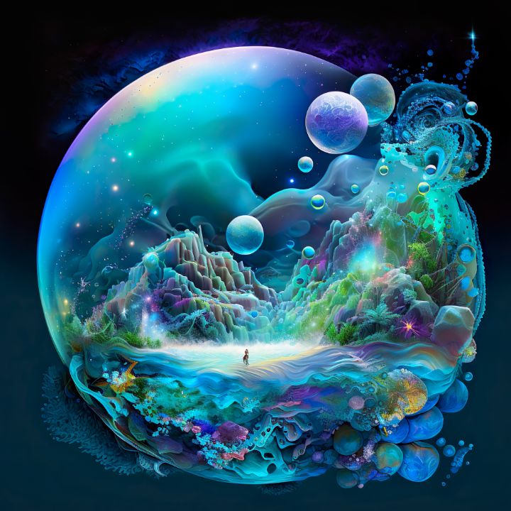 Spherical Universe 8KHD #7 - The J Matthew Collection - Paintings ...