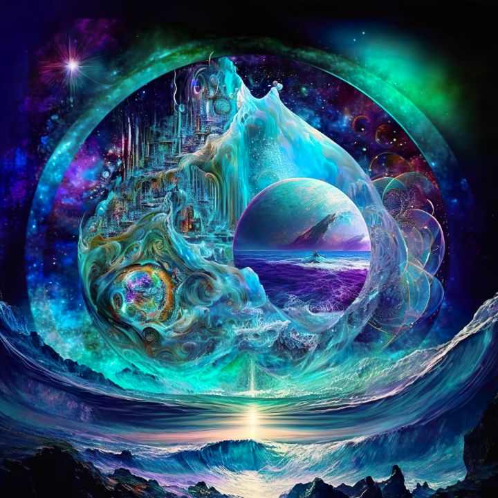 Spherical Universe 8KHD #8 - The J Matthew Collection - Paintings ...
