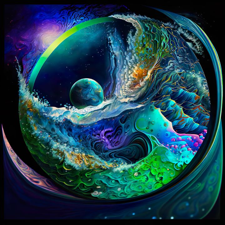Spherical Universe 8KHD #10 - The J Matthew Collection - Paintings ...