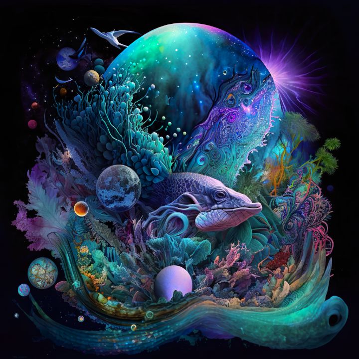 Spherical Universe 8KHD #11 - The J Matthew Collection - Paintings ...