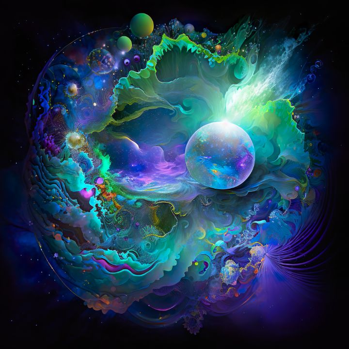 Spherical Universe 8KHD #12 - The J Matthew Collection - Paintings ...