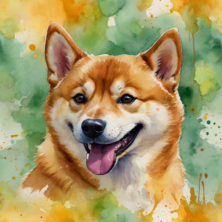 Adorable Shiba Inu: A Charming Water - ken seng - Digital Art & AI ...