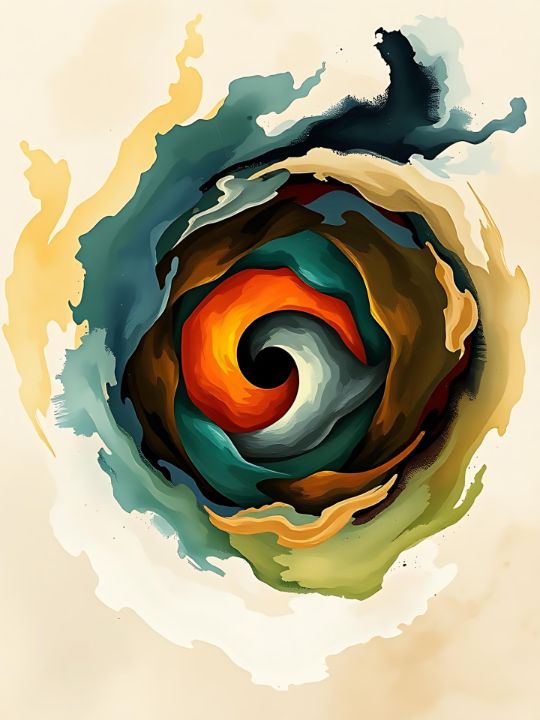 Five Elements Spiral - ken seng - Digital Art & AI, Abstract, Other ...