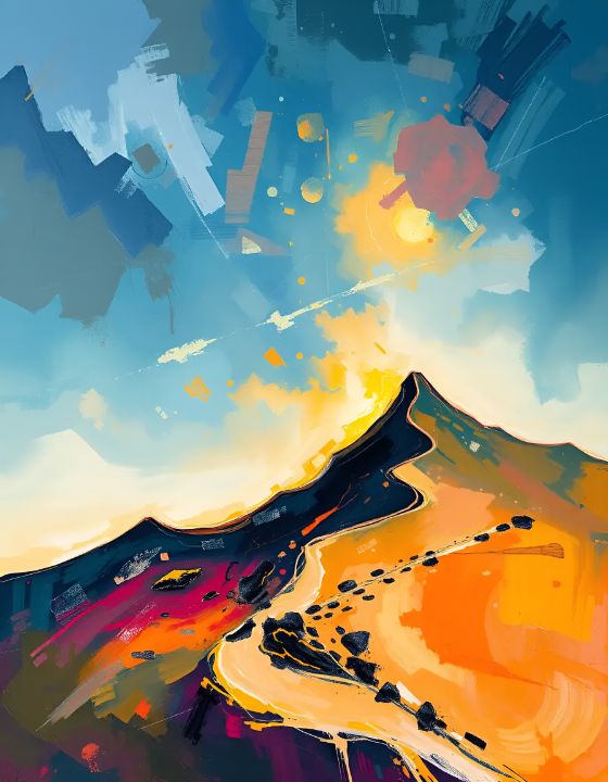 Mystic Horizon - ken seng - Digital Art & AI, Abstract, Other Abstract ...