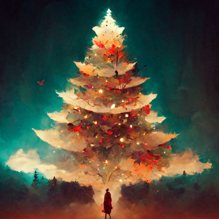 Christmas Tree - Art Tour - Digital Art & AI, Holidays & Occasions ...
