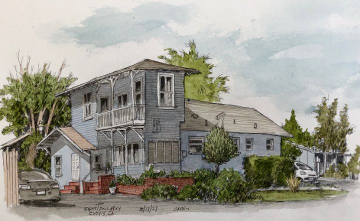 First Street - Clovis, California - Rob Carey Art - Paintings & Prints ...