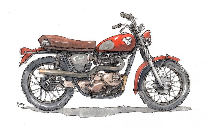 Buy Triumph, Motorcycles & Scooters, Vehicles & Transportation at ArtPal
