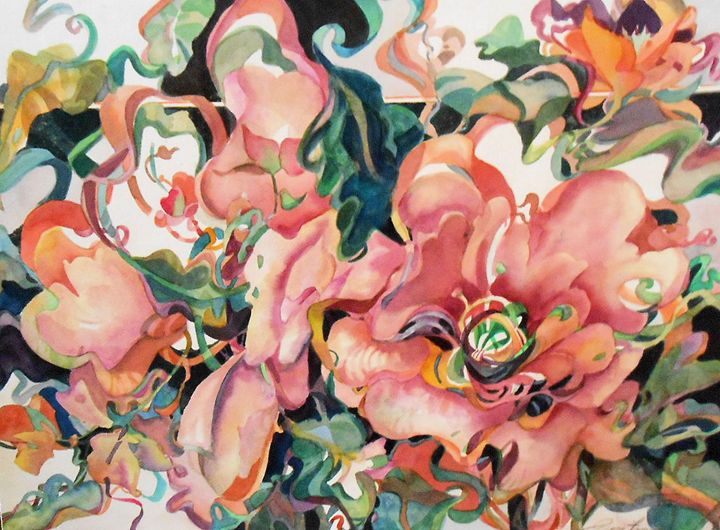 Flower Riot - Pepsiart - Paintings & Prints, Flowers, Plants, & Trees ...