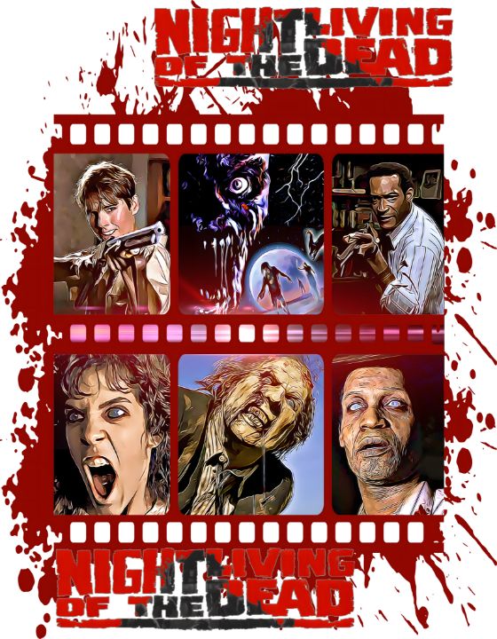 Night of the Living Dead 1990 - JR Fan Art - Digital Art & AI ...