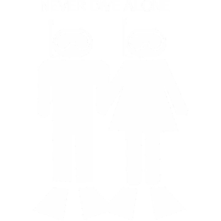 Never Dive Alone Scuba Diving - MirrArt - Digital Art & AI, Humor ...