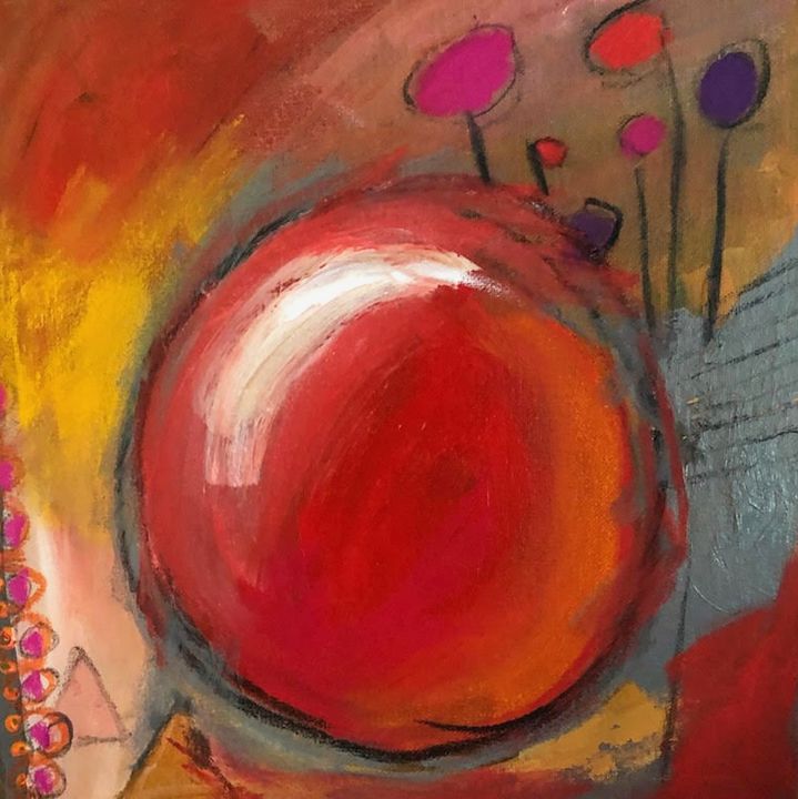 Introvert - Stress Art by Shelli Finch - Paintings & Prints, Abstract ...