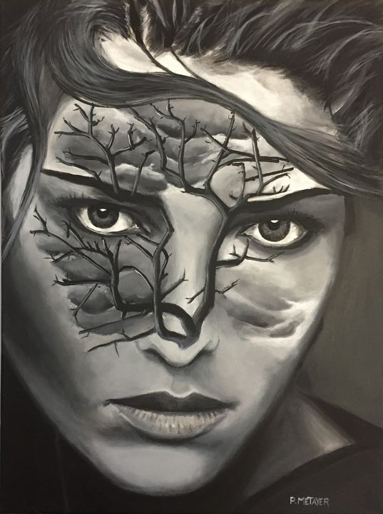 Fusion1 - Philippe METAYER - Paintings & Prints, People & Figures ...