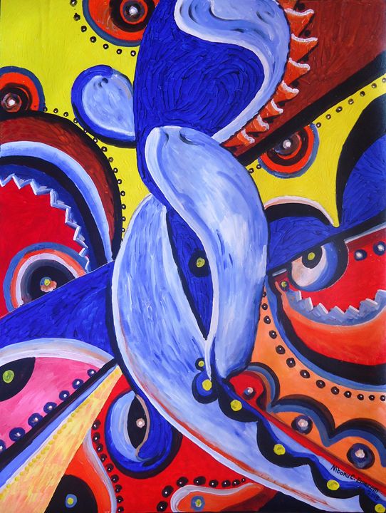 Sensuous Embrace #2’’ - Mbonu-Emerem Museum of Art - Paintings & Prints ...