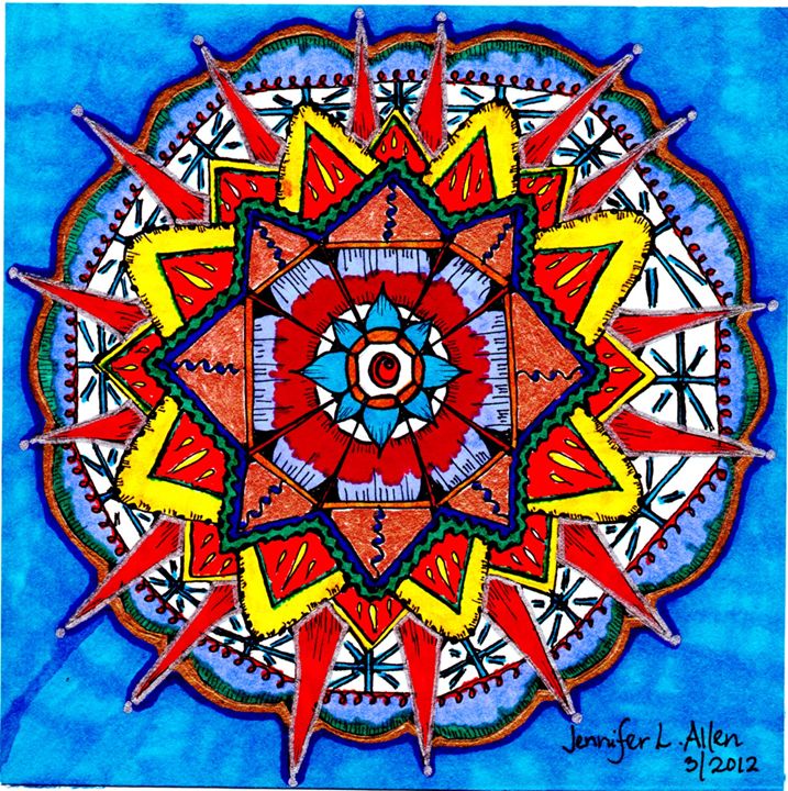 Mandala Vision - jlallen artfull designs - Drawings & Illustration ...