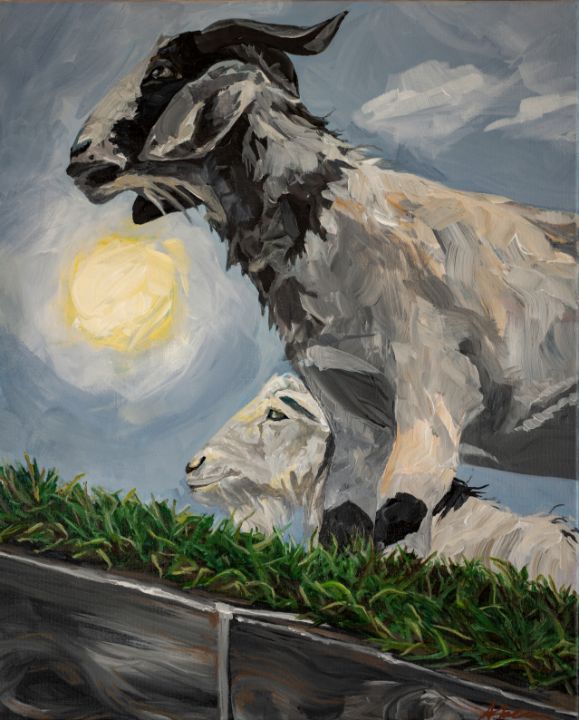 Breakfast With Friends - Angela Faber - Paintings & Prints, Animals ...