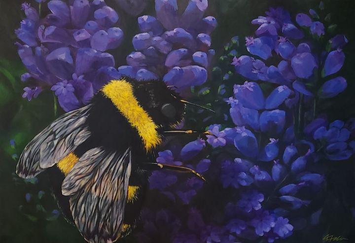 Buzzworthy - Angela Faber - Paintings & Prints, Animals, Birds, & Fish ...