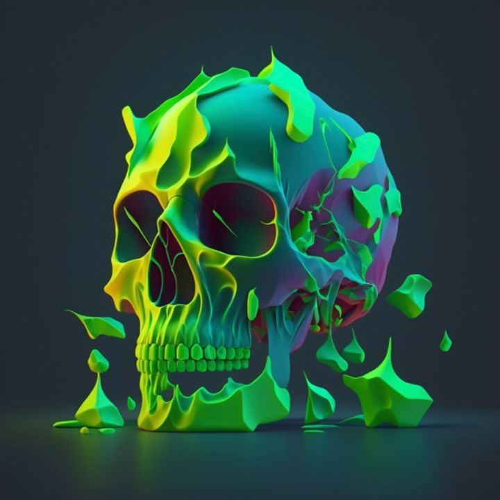 Cranium Sludge - Diego E. Garcia Art Gallery - Digital Art & AI ...