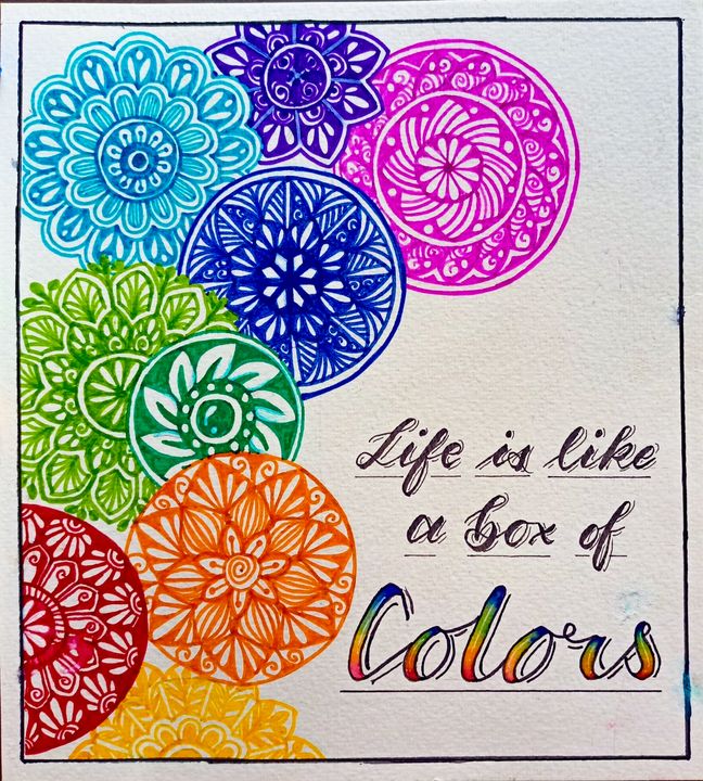 mandala art with calligraphy - Brilliant Brushes - Paintings & Prints ...