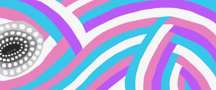 Trans Wonderland - Kyo Carter - Digital Art & AI, Abstract, Color - ArtPal