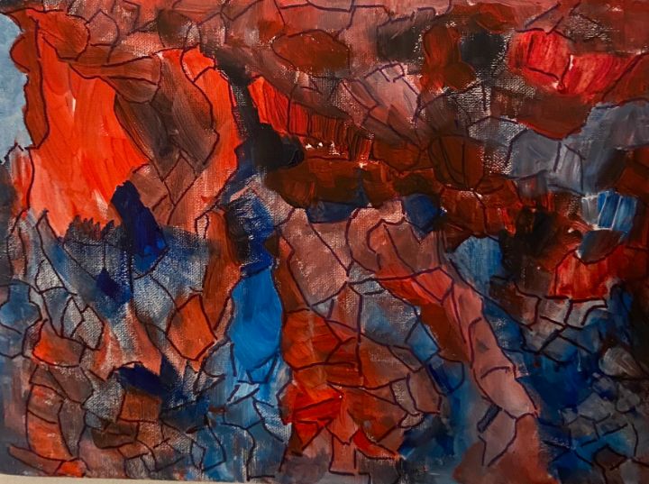 FC8 Red, blue & violet - Nulla Dies Sine Linea of Sergio Ghione ...