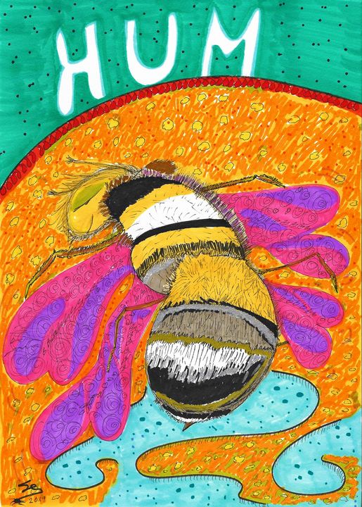 The Humming Bee - Sergio Lopez "Humming Man" - Drawings & Illustration ...