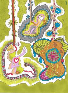 Sergio Lopez "Humming Man" - Drawings & Illustration