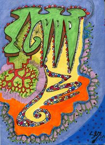 Sergio Lopez "Humming Man" - Drawings & Illustration