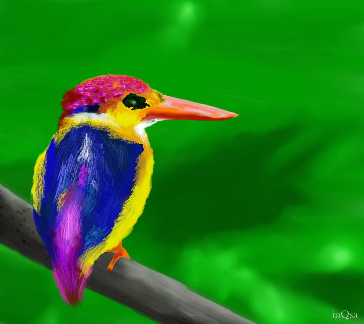 Kingfisher's Splendor - Kago Makanyane - Digital Art & AI, Animals ...