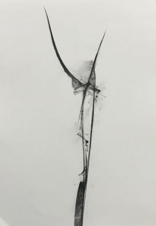 Grey - Nipun balu - Drawings & Illustration, Abstract, Irregular Forms ...
