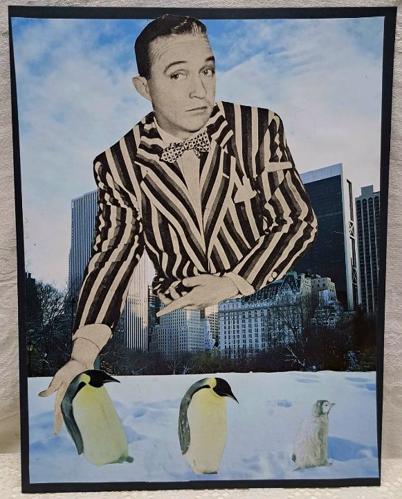 BING - GUINS original collage 8x11 - Surreal Vintage Collage by Reesa ...