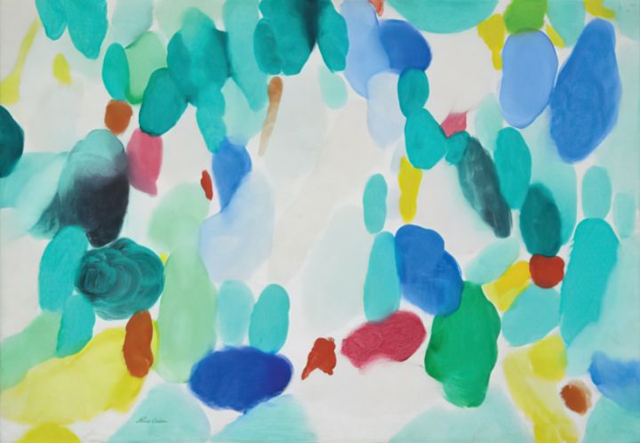 Piper's Near - Alice Baber - Paintings & Prints, Abstract, Color - ArtPal