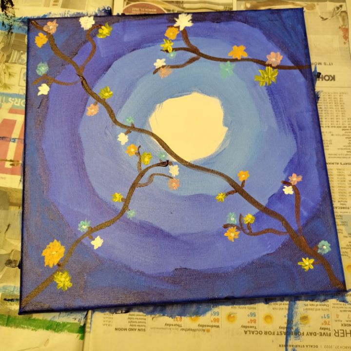 Moonlight through the flowers - Harmony's Artistic Expression ...