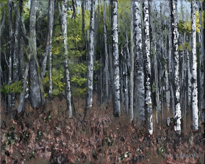 Manistee River Trail - Mike Larson Art - Paintings & Prints, Landscapes ...