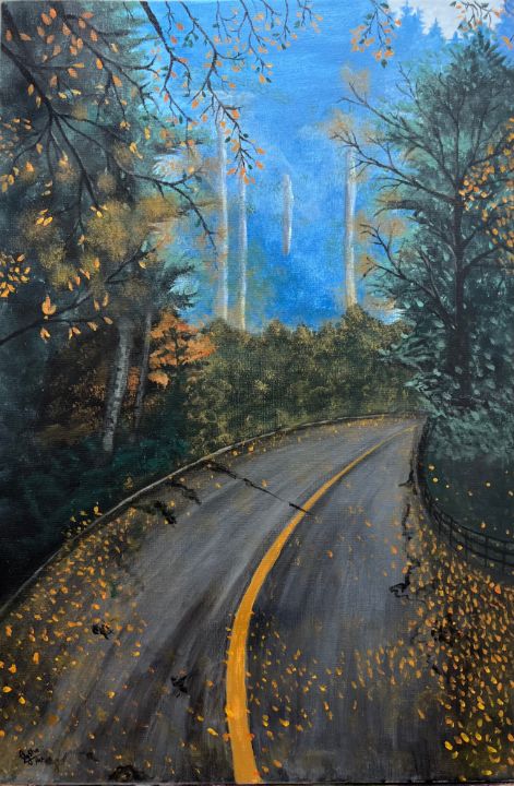 On The Way - Aaisha Art - Drawings & Illustration, Landscapes & Nature ...