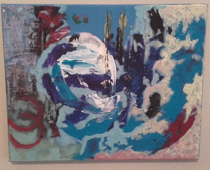 Bottom of the sea - Abstract Vicky - Paintings & Prints, Abstract ...