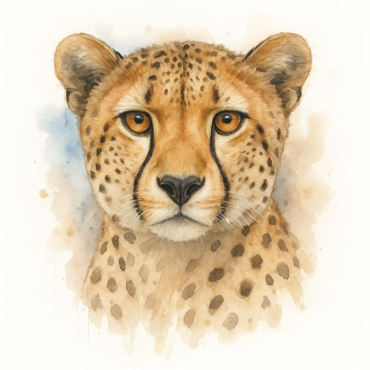 Cheetah - The Bong Store - Drawings & Illustration, Animals, Birds ...