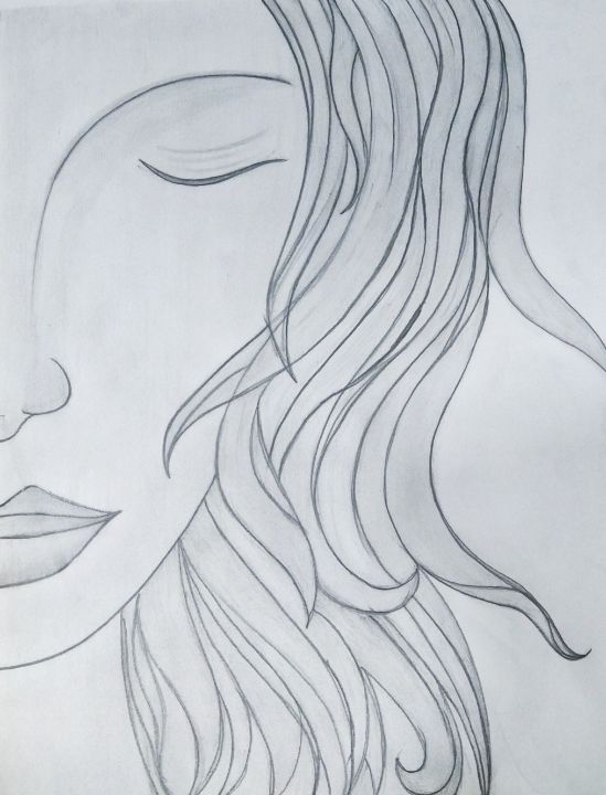Lady Calm Face Sculpture - VR ART GALLERY - Paintings & Prints, People ...
