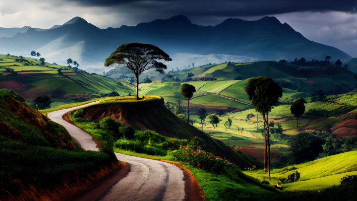 Uganda Wallpaper - graphiXperience - Drawings & Illustration, Places ...