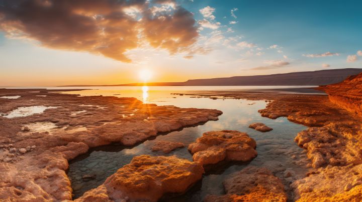 Stillness of the Dead Sea Panorama I - graphiXperience - Drawings ...