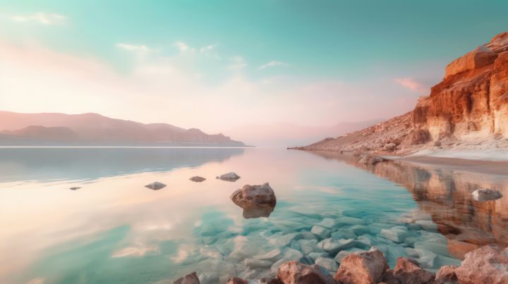 Stillness of the Dead Sea Panorama I - graphiXperience - Drawings ...