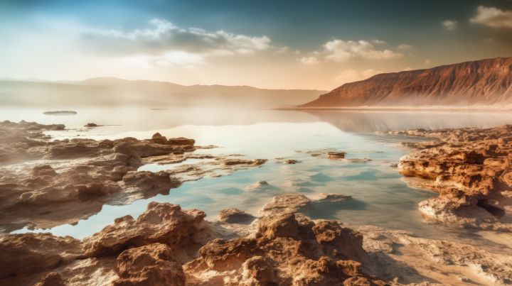 Stillness of the Dead Sea Panorama I - graphiXperience - Drawings ...