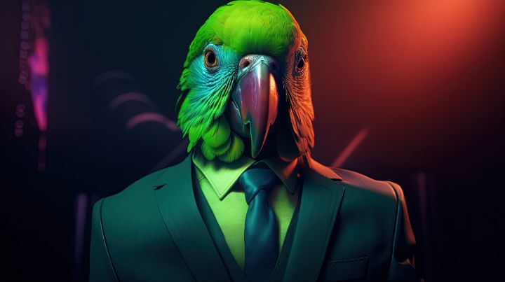 Amazon Parrot as Politician Artwork - graphiXperience - Drawings ...