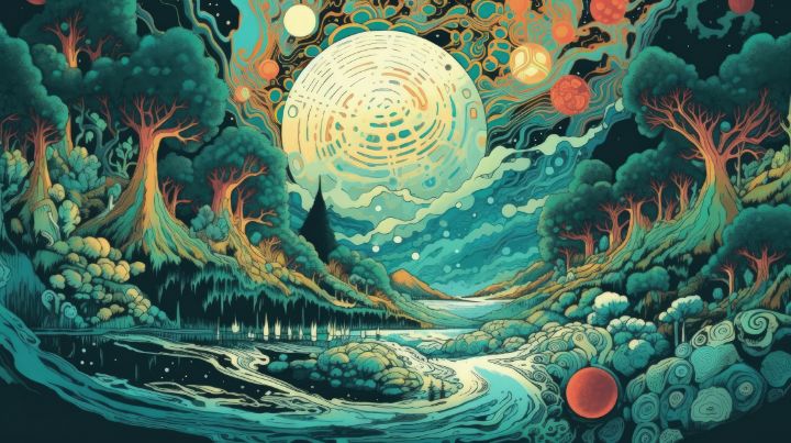 The Psychedelic Cosmos of Nature - graphiXperience - Drawings ...