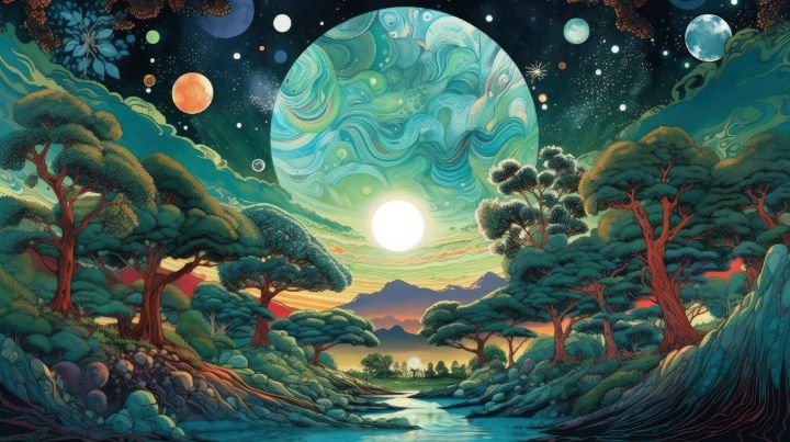 The Psychedelic Cosmos of Nature - graphiXperience - Drawings ...