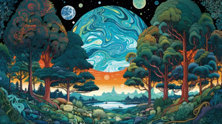 The Psychedelic Cosmos of Nature - graphiXperience - Drawings ...