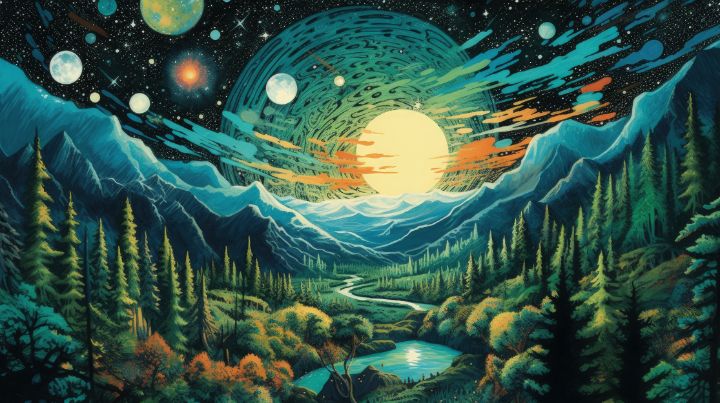 The Psychedelic Cosmos of Nature - graphiXperience - Drawings ...