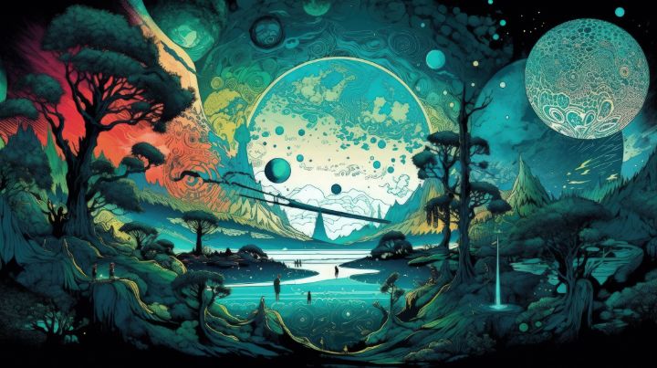 The Psychedelic Cosmos of Nature - graphiXperience - Drawings ...