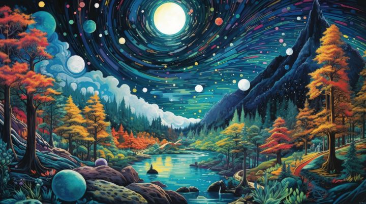 The Psychedelic Cosmos of Nature - graphiXperience - Drawings ...